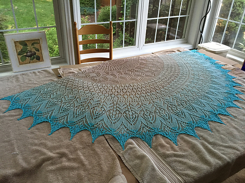 Vernal Equinox shawl : r/knitting