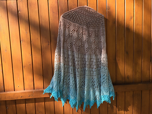 Vernal Equinox shawl : r/knitting