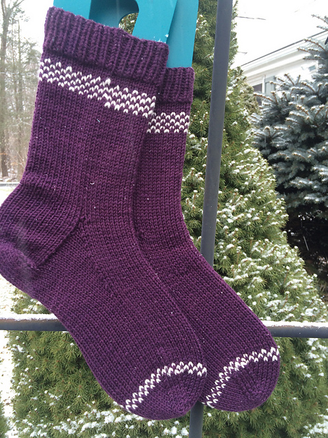 Cream Socks - Nutmegknitter